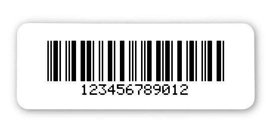 40x15mm labels with barcode ThermoPatch | Barcodeetiketten.com - coded ...